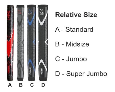 Putter Grip Size Chart | My XXX Hot Girl